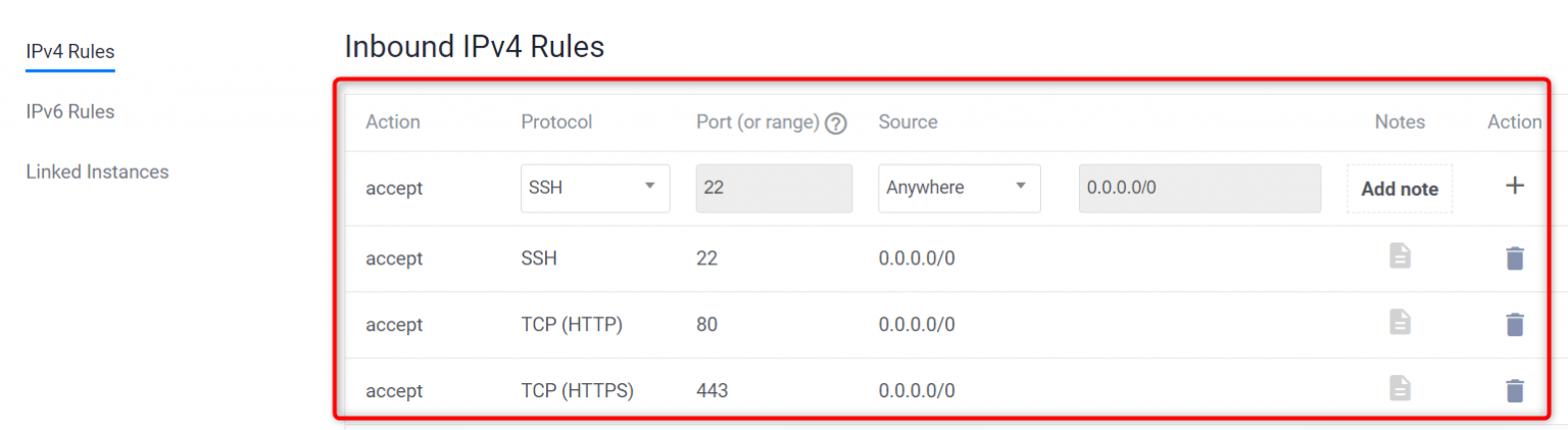 Vultr Firewallの設定する - ex1-lab